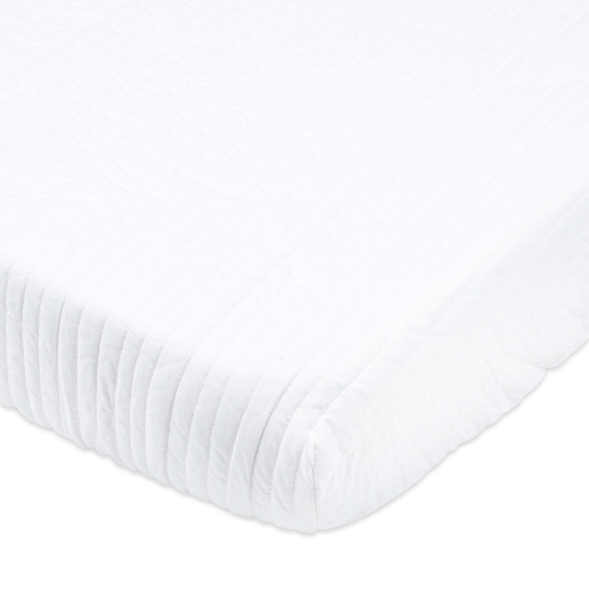 Luxury Quilted Organic Fitted Cot Sheet | Masilo
